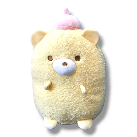 Miniso | Toys | Miniso Standing Little Bear Yellow Furry Plush Stuffed ...